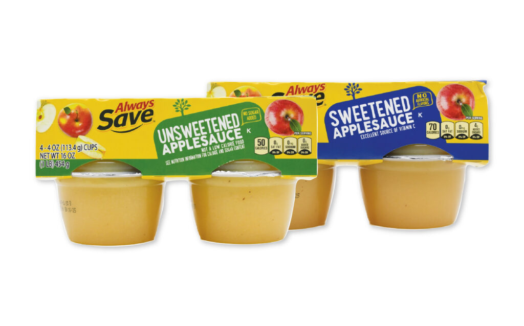 Applesauce Cups – Always Save®